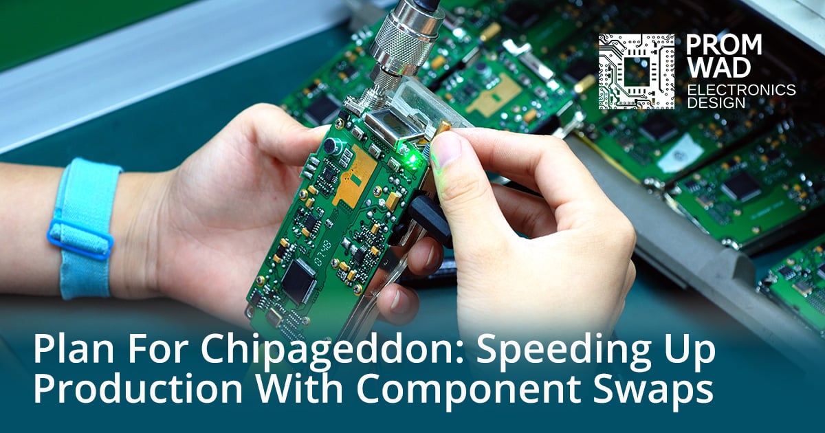 Speeding Up Production in a Chipageddon Environment with Component Swaps