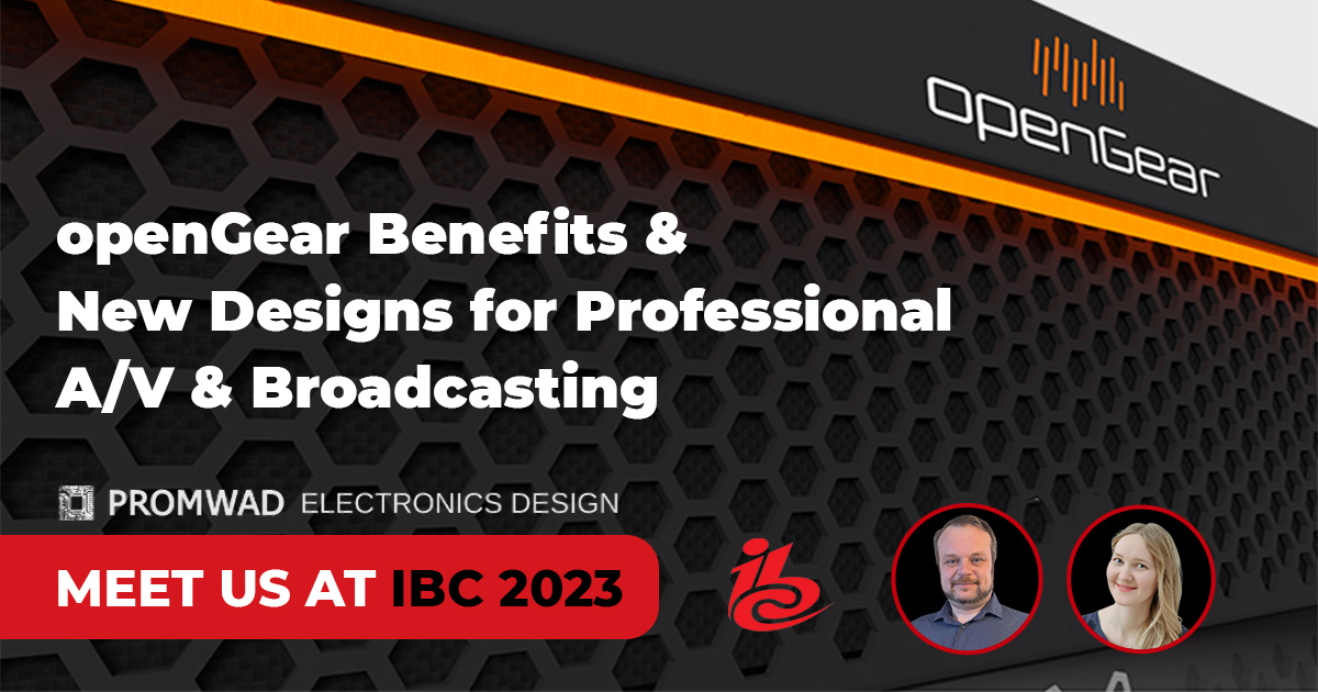 IBC 2023: openGear Benefits & New Designs for A/V & Broadcasting